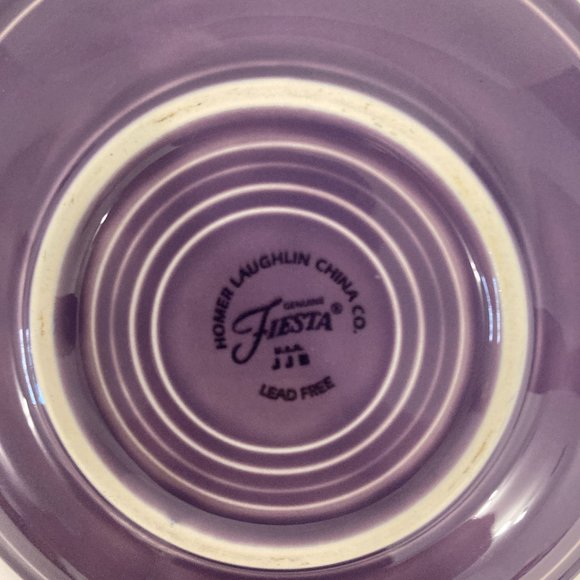 Fiestaware | Dining | Fiestaware Lilac Saucer Htf Rare Hlc Light Purple ...